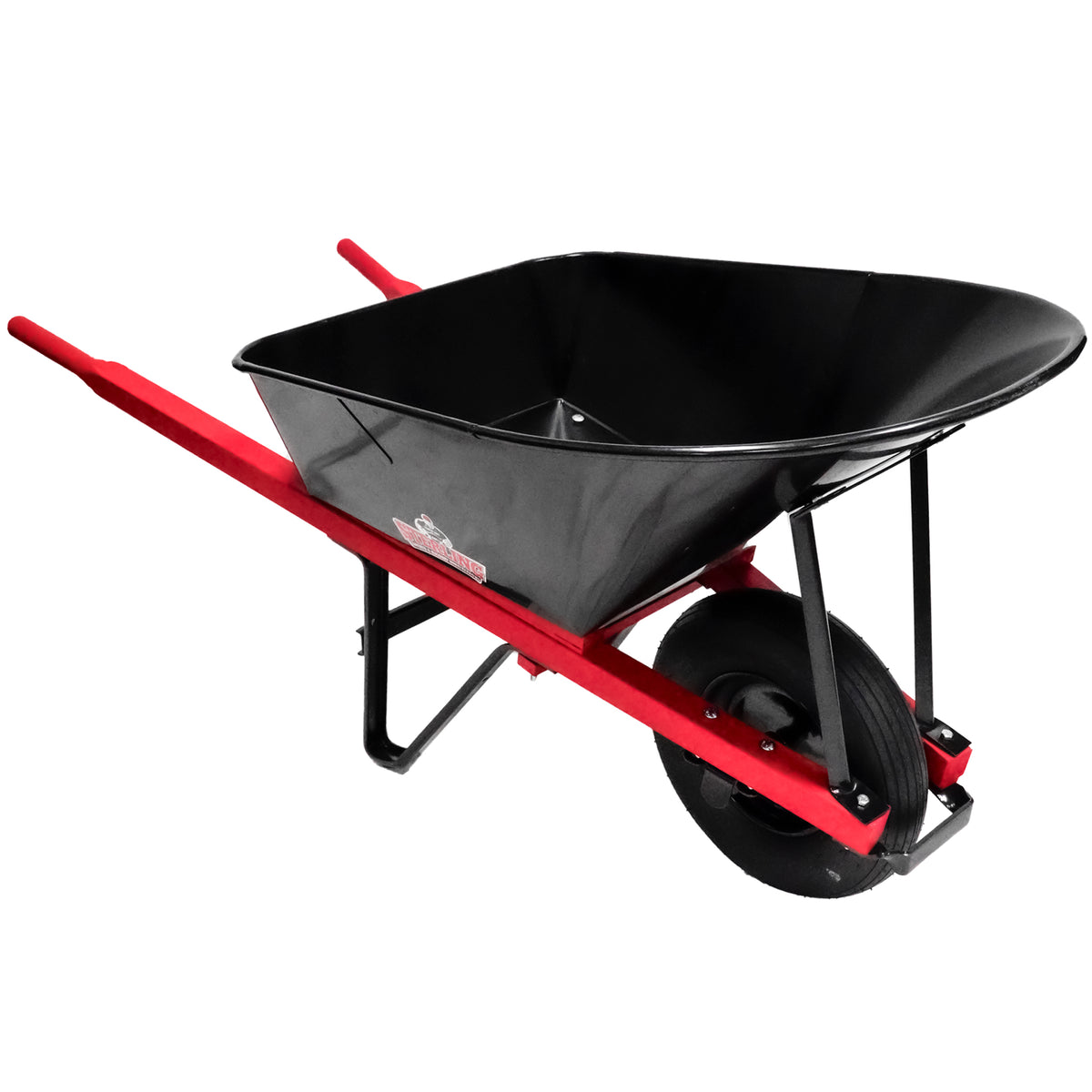 Sterling Steel Tray Wheelbarrow 6 Cu. Ft. w/ Pneumatic Tire — Sterling ...